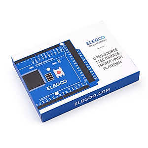 ELEGOO MEGA R3 Board ATmega 2560 + USB Cable Compatible with Arduino IDE Projects RoHS Compliant