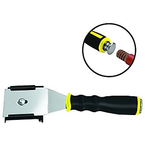 ALLWAY F42X Soft Grip Extendable Push/Pull Scraper with Removable 4-Edge Blade, 2-1/2”