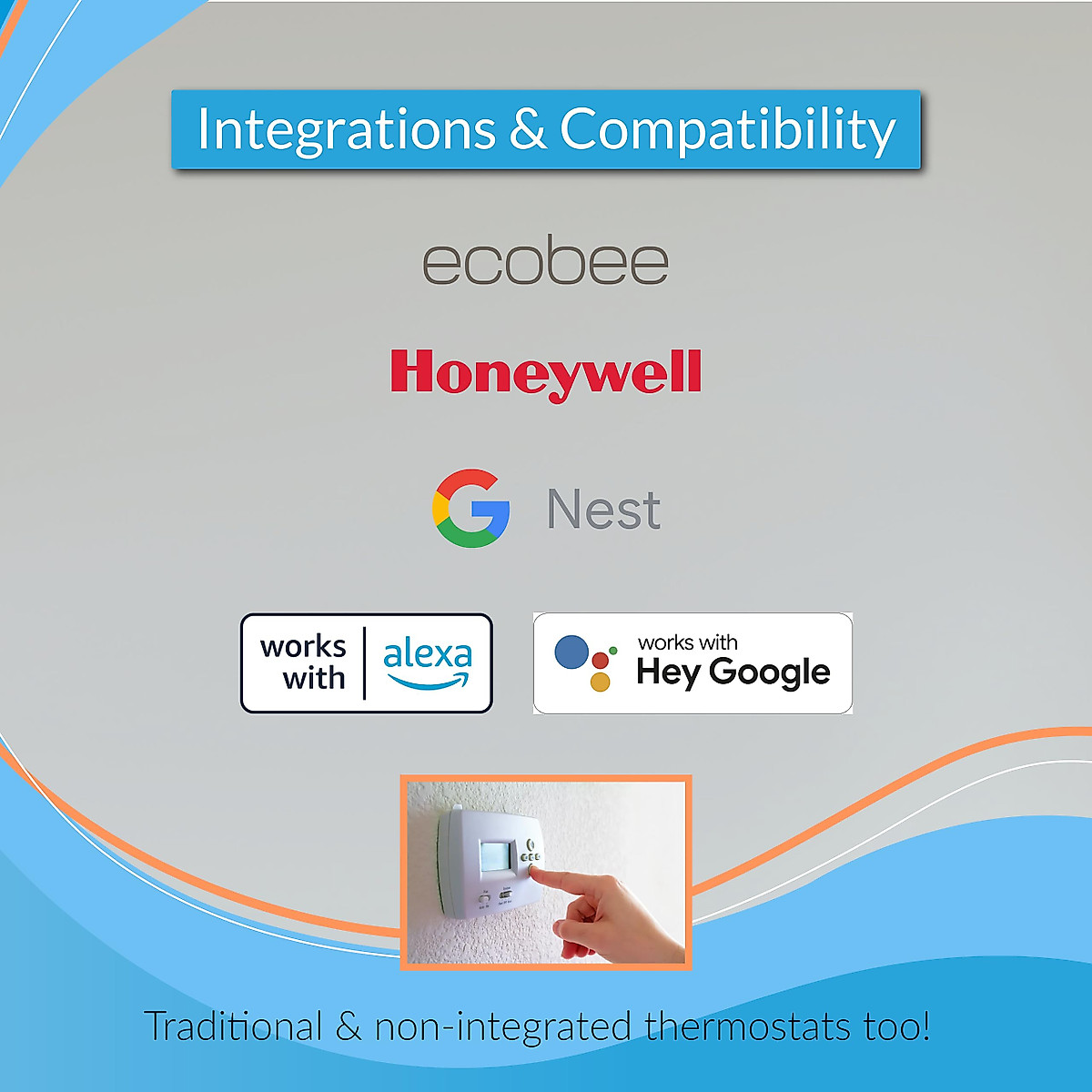 Flair Smart Vent 6x12 (White), AC Vent Cover for Floors, Walls and Ceilings.