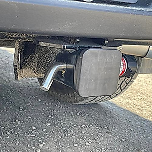 AMPLOCK U-HLP58318 | 5/8" Hitch Pin Lock | Patented Towing Hitch Lock for 2.5"x2.5" and 3"x3" Receiver Tube (Outside Dimension) | Swivel Design | Made of American Stainless Steel