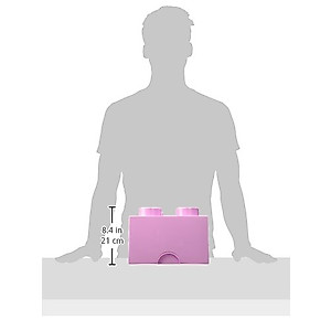 LEGO Light Purple Storage Box Brick 4 DIF