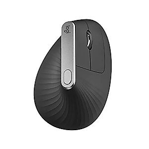 logitech MX Vertical Advanced Ergonomic Mouse, Wireless via Bluetooth or Included USB Receiver (Renewed)