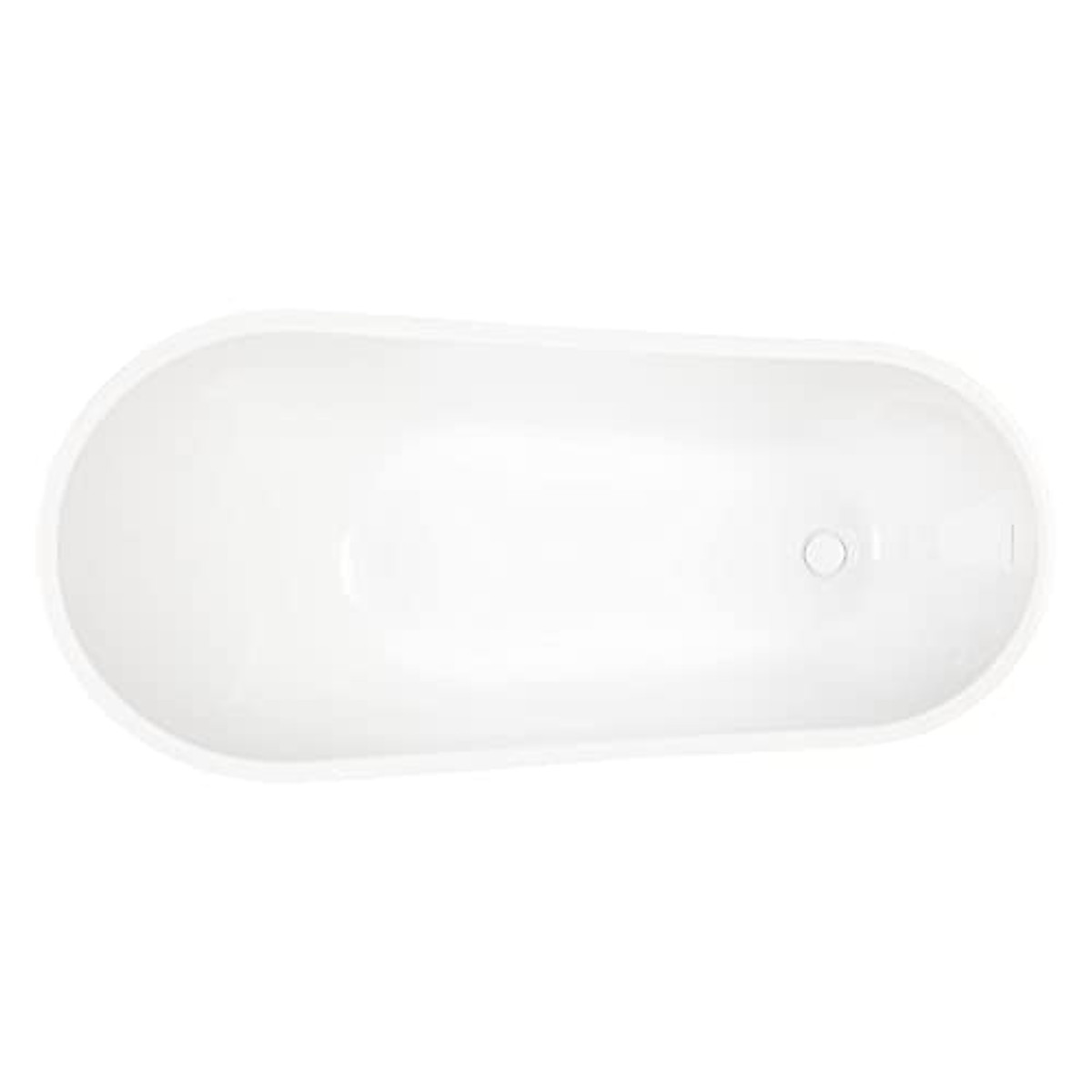 Signature Hardware 483534 Sheba 59" Free Standing Acrylic Oval Tub