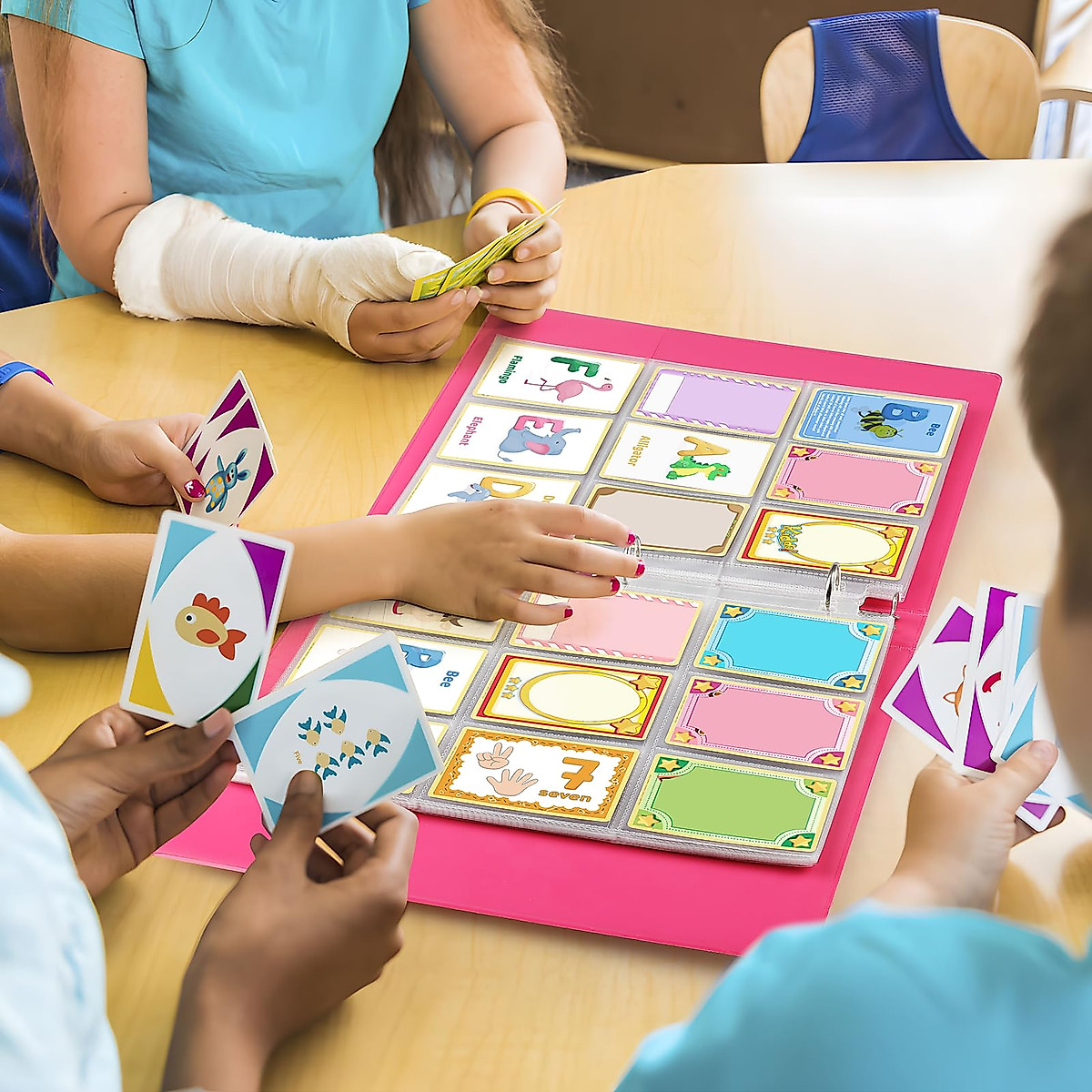 MaxGear Pokemon Card Binder Sleeves, Baseball Trading Card Page Protectors 9 Pocket for 3 Ring Binder, 40 Pack Sheet Protector Sleeve for Sport Cards, Coupon, Game Cards, Business Cards