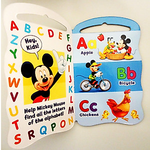 Disney Mickey and Friends Baby Beginner Board Books (Set of 4 Shaped Board Books)