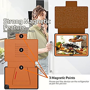 Tablet PC Case Magnetic Smart Cover Case Compatible with Samsung Galaxy Tab A8 10.5-Inch 2021/2022 (SM-X200/X205), Shockproof Protective Case with Auto Sleep/Wake PU Leather Case, Multi-angle Stand Ta