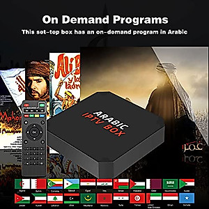 BOMIX New Arabic IPTV Arab Box. Quad Core ARM Cortex A53 4k Video Supported