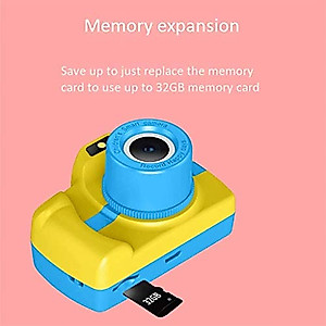 LKYBOA Kids Camera, HD Digital Video and, Great Gift for Kids with 1.5 Inch IPS Screen and Rechargeable Battery