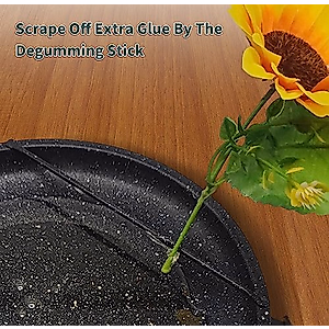 Ksedcon Electric Hot Glue Pot, 580ml Hot Glue Melting Pot for Crafiting with Temperature Control 212°F-392°F, Glue Skillet Able to Melt Glue Pieces and Glue Sticks (600, volts_of_alternating_current)