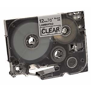 Brother TZ131 Black on Clear 1/2-Inch Labeling Tape (26.2 Feet)