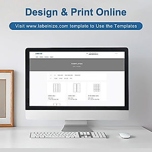 Address Labels, 3-1/3"x4" Shipping Address Labels for Inkjet & Laser Printers, 600 Labels, 100 Sheets, Easy to Peel