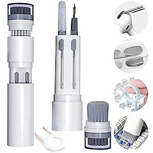 Revolutionary 6-in-1 Cleaner Kit for Airpods 1/2/3/ Pro Headphones Earbuds and Case & Keyboard, Deep Cleaning Tools with Brush for iPhone, Keyboard, Wireless Bluetooth Earphones,Laptop and Camera
