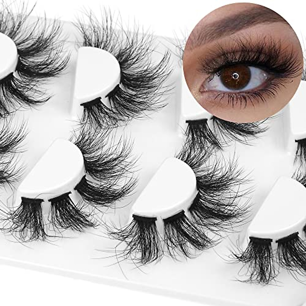 Mink Cluster Lashes Fluffy Long Individual Eyelashe 8D Volume 14-20mm Lashes Pack Dramactic Eyelash Extension Kit Wispy Natural False Eyelashes by HeyAlice