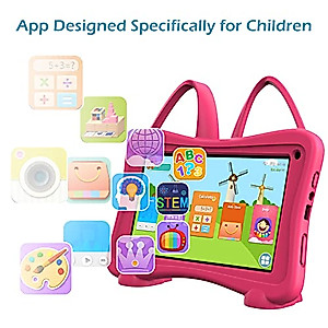Kids Tablet 7 Toddler Tablet for Kids, Tablet for Toddlers Learning Tablet with WiFi, YouTube, Dual Camera, Touch Screen, Parental Control, Child Tablet for Toddler Boys Girls Best Gift Selection