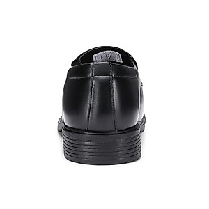 Bruno Marc Men's Square Toe Dress Loafers Shoes, 5-Black - 13 (Cambridge-05)