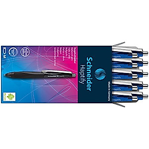 Dlugopis automatyczny Schneider Haptify, M, niebieski