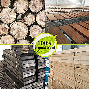 HABUDDA Floating Shelves for Wall Decor, Bedroom Bathroom Storage Wood Shelf, Farmhouse Rustic Home Kitchen Laundry, Wooden Hanging Mounted Plant Book Display Shelf, 2-Pack(23.6"×6.7"×1.6", Red Brown)