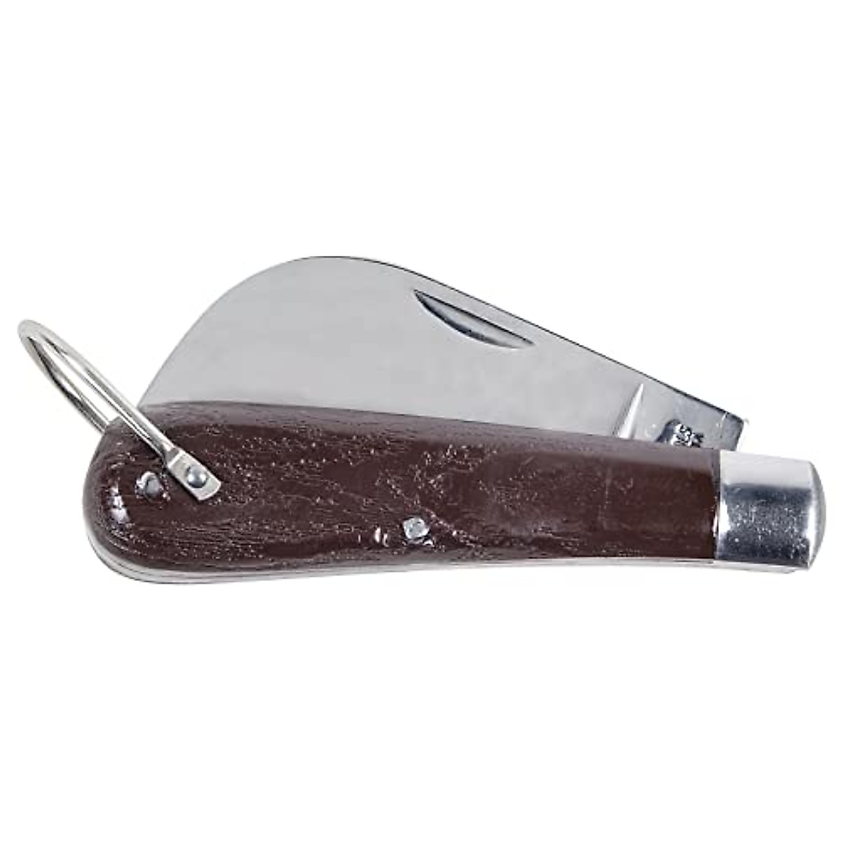 Klein Tools 1550-4 Pocket Knife, Electricians Knife with Carbon Steel 2-5/8 Inch Hawkbill Slitting Blade