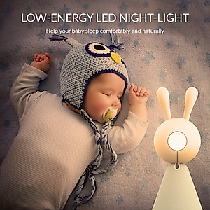 Kami Baby Monitor with 2 Cameras Audio Video Smart, WiFi Smartphone Home app, Night Vision, Night Light, Temperature/Humidity/Crying Detection, 2-Way Audio Works with Alexa Twin 2 Pack