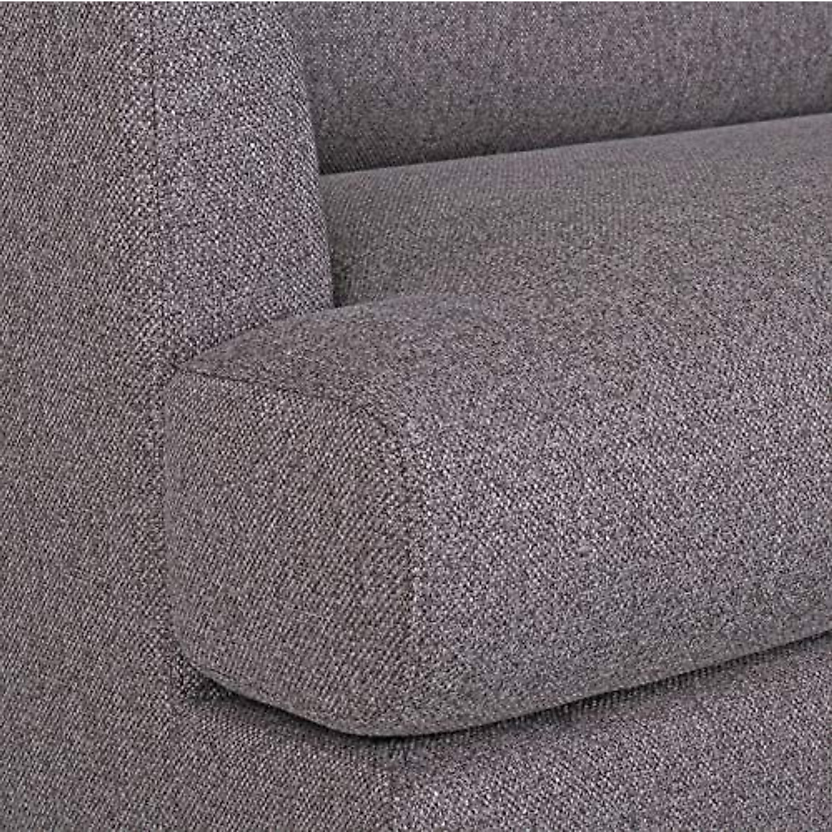 Amazon Brand – Rivet Canton Deep Mid-Century Modern Sofa Couch, 88.6"W, Dark Grey