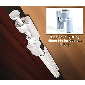 Door Saver 3 Hinge Pin Door Stop in White Finish (Box Pack of 50)