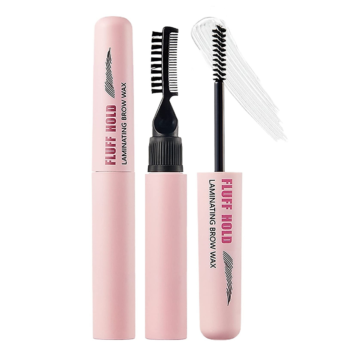 Erinde Clear Eyebrow Sculpt Gel, Brow Fix Gel, Waterproof Sweat-Proof Eye Brow Styling Wax, Long Lasting Eye Brow Makeup for Lamination Effect