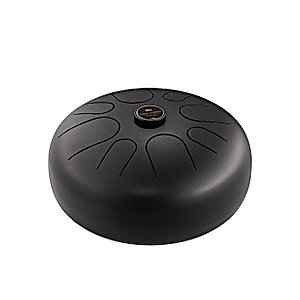 Meinl Sonic Energy Steel Tongue Drum 8 Notes 16" with Mallets, Bag — Sound Healing Instrument for Musical Education, Meditation, ASMR, Yoga