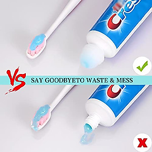 Self-Closing Toothpaste Caps,5 Pcs Toothpaste Squeezers Cap Keeps No Mess or Waste,Simple and Practical for Every Home by HIJAJA