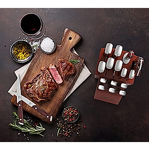 imarku Knife Set, 16-Piece Japanese Kitchen Knife Set, Ultra Sharp Chef Knife Set for Kitchen, High Carbon Stainless Steel Knife Block Set with Sharpener, Best Father's Day Gift