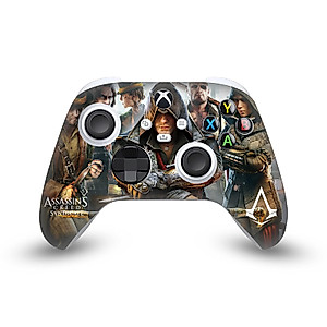 Head Case Designs Officially Licensed Assassin's Creed Key Art Syndicate Graphics Vinyl Sticker Gaming Skin Decal Cover Compatible With Xbox Series S Console and Controller Bundle