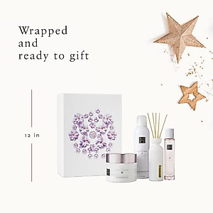 RITUALS Sakura Renewing Gift Set - Foaming Shower Gel, Body Cream, Hair & Body Mist & Mini Fragrance Sticks with Rice Milk & Cherry Blossom - Large