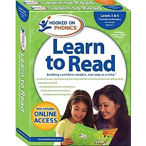 Hooked on Phonics Learn to Read - Levels 5&6 Complete: Transitional Readers (First Grade | Ages 6-7) (3) (Learn to Read Complete Sets)