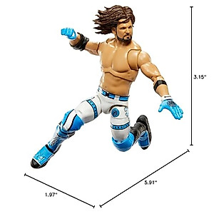 Mattel WWE AJ Styles Ultimate Edition Action Figure with Interchangeable Accessories, Articulation & Life-Like Detail, 6-inch