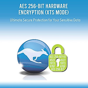 Kanguru Defender Bio-Elite30 – 128 GB Hardware Encrypted USB Flash Drive – Fingerprint - SuperSpeed USB 3.0