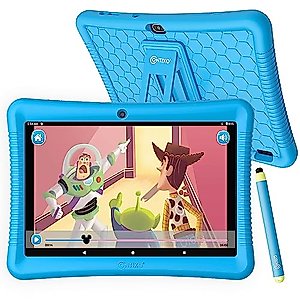 Contixo Kids Tablet K102, 10-inch HD, Ages 3-7, Toddler Tablet with Camera, Parental Control, Android 10, 32GB, WiFi, Learning Tablet for Children, Teacher's Approved Apps and Kid-Proof Case, Blue