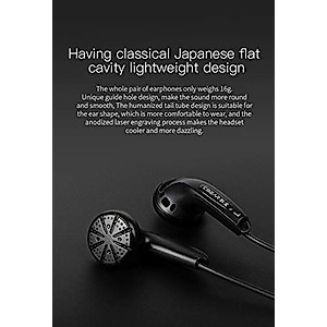 Kinboofi KBEAR Stellar Earphones Wired Earphone, HiFi Stereo Headphones with 1 Dynamic Driver, HiFi Entry Level Headsets (with Mic, Black, 5 Pairs)…