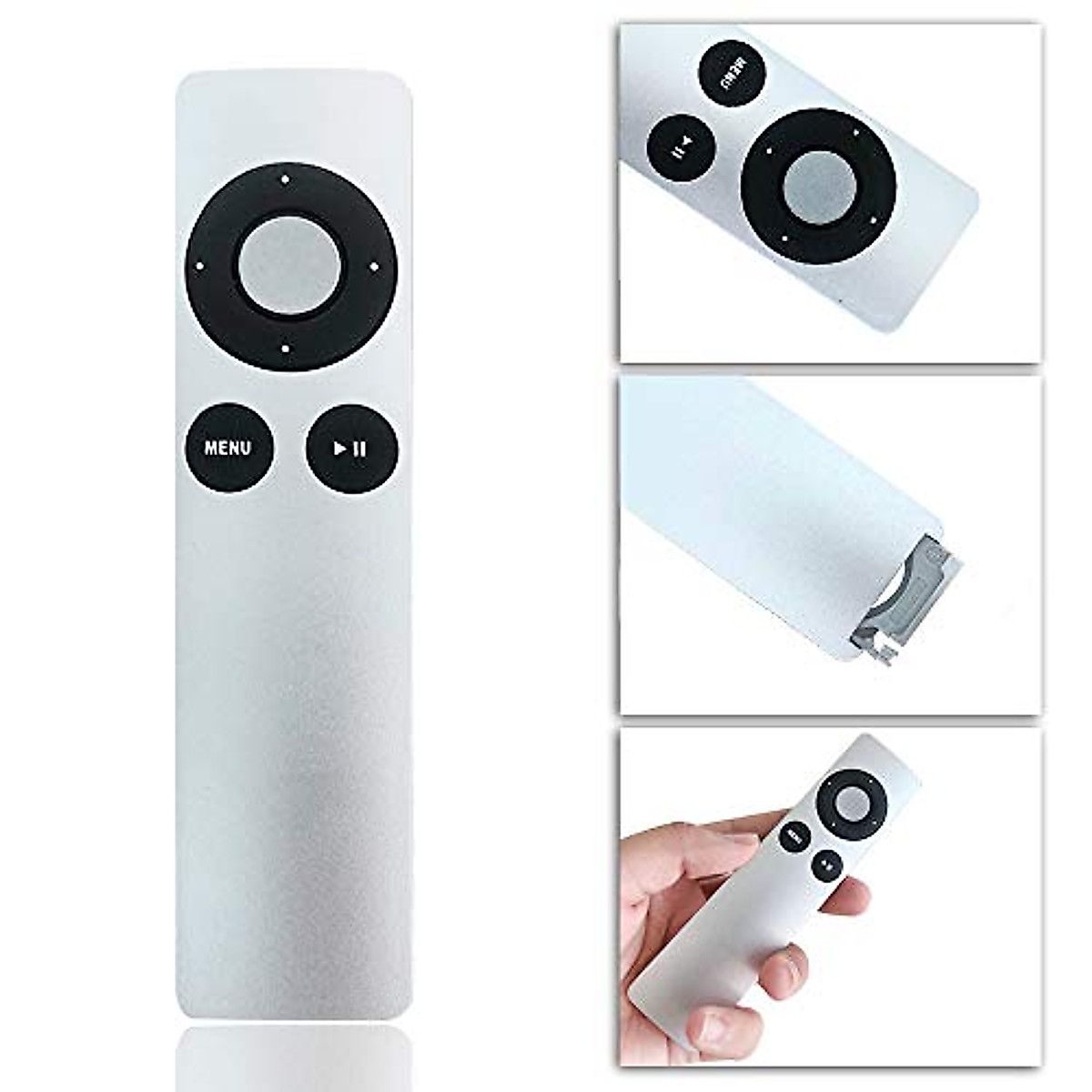 Replacement Remote Control for APPLE TV MC377LL/A 1st 2nd 3rd 4th Generation, A1294 A1218/MA711 A1378/MC572 A1427/MD199 A1625/MGY52/MLNC2 A1842/MQD22/MP7P2 Apple TV MC377LL/A MM4T2AM/A Remote Control