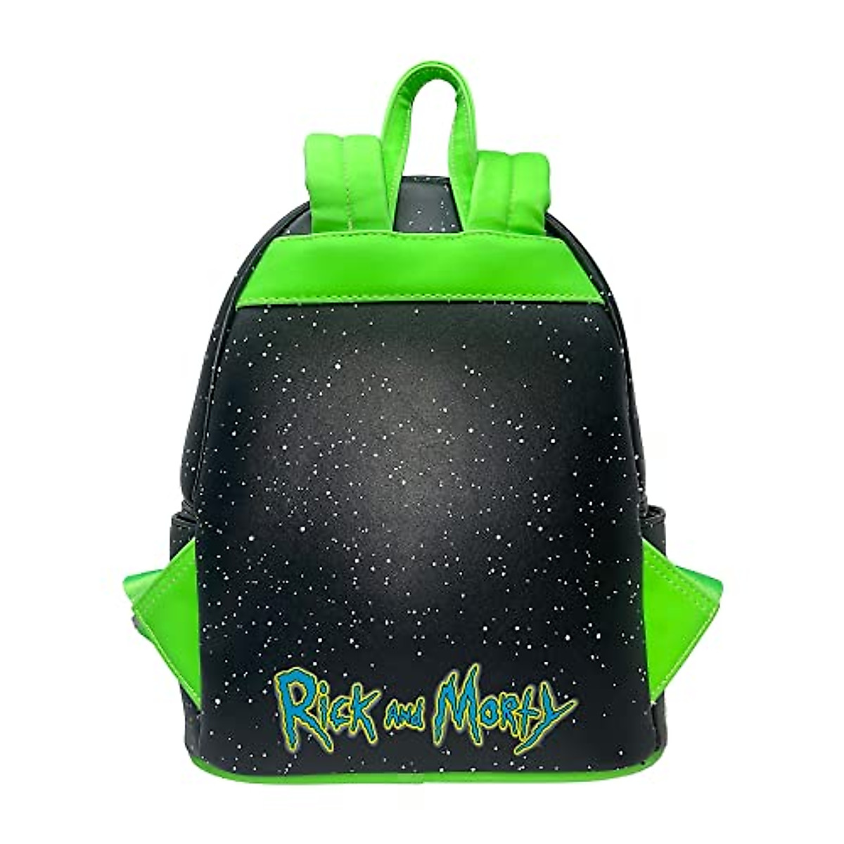 Loungefly Rick and Morty Glow in the Dark Womens Double Strap Shoulder Bag Purse