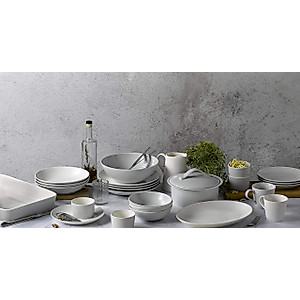 Royal Doulton Maze Serving Bowl 25cm Light Grey