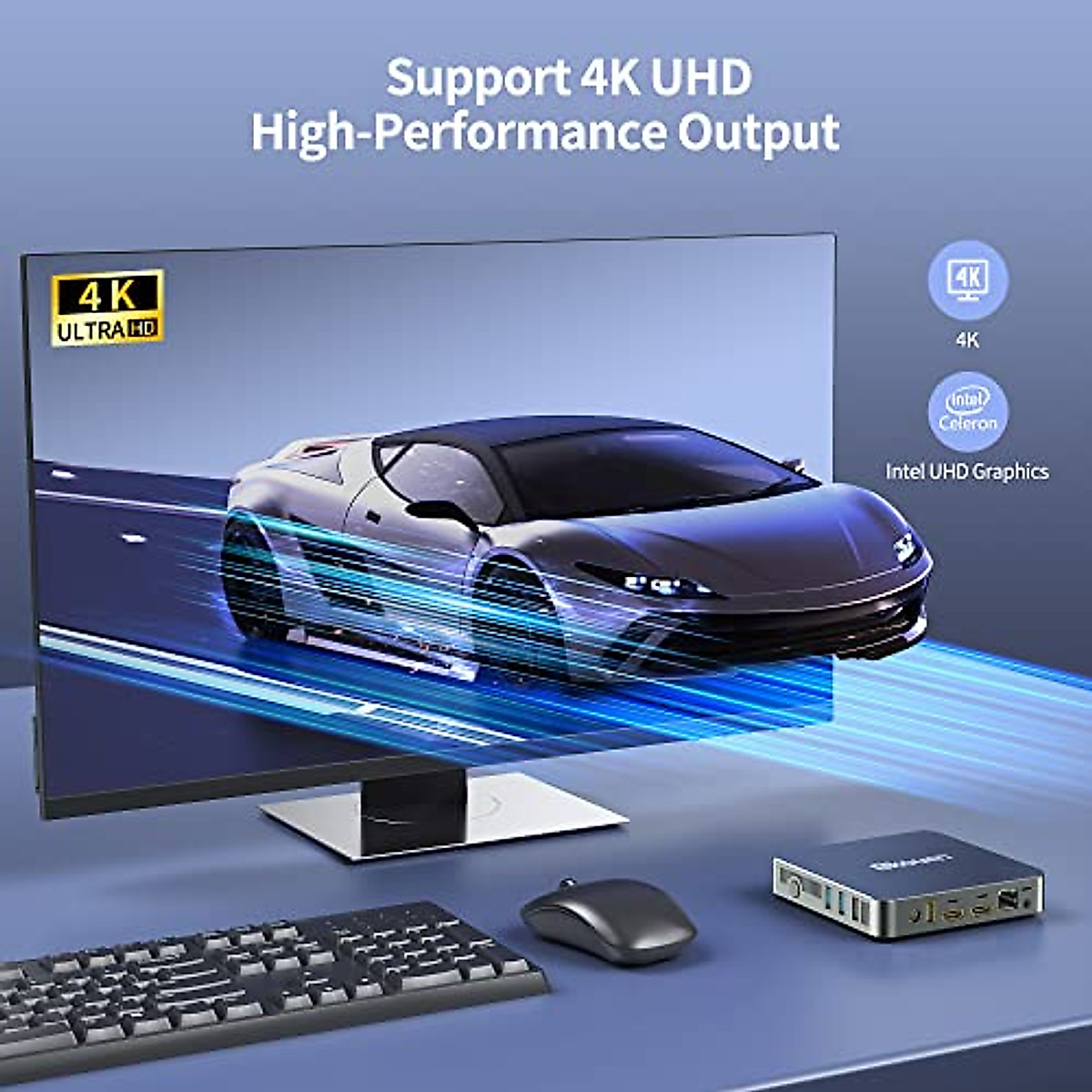 Mini PC Windows 11 Pro, Lightweight 11th Intel N5105 Mini Computers(Turbo 2.9GHz), Ultra Thin Extensible 8GB RAM 256GB SSD Micro Desktop Computers,4K HDMI Dual Display, Dual WiFi Business/Home/Office