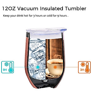 BeBeiZi 12 oz Stainless Steel Wine Tumbler, I'd ShankAB For You Right In The Kidney, Vacuum Insulated Wine Tumbler with Straw and Lid, Gift for Women Wife Birthday Mom, Wife, Sister, Daughter