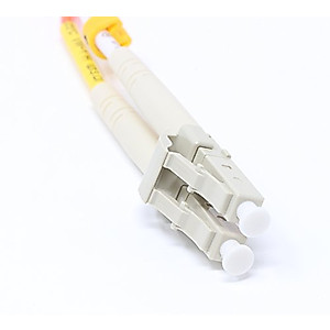 1 Meter Multimode Duplex Fiber Optic Cable (62.5/125) - LC to LC - Orange