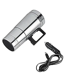 Car Heating Cup,Car Electric Heating Cup Kettle 12V/24V 300ml Car Electric Coffee Tea Water Mug Vehicle Heating Drinking Cup Bottle(24V)