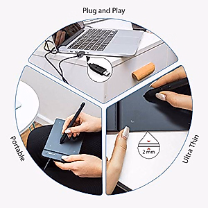 Drawing Tablet XPPen G430S OSU Tablet Graphic Drawing Tablet with 8192 Levels Pressure Battery-Free Stylus, 4 x 3 inch Ultrathin Tablet for OSU Game, Online Teaching Compatible with Window/Mac Black