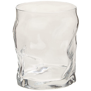 Bormioli Rocco Sorgente Double Old Fashioned Glasses, Set of 4,14.25 ounces