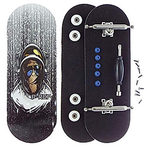 P-REP Space Monkey - Solid Performance Complete Wooden Fingerboard (Chromite, 34mm x 97mm)