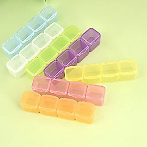 Diamond Painting Storage Container - Transparent Box - 5D Painting Accessories for Beads, Buttons, Seeds, Studs