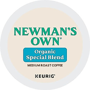 Newman's Own Organics Special Blend Keurig Single-Serve K-Cup Pods, Medium Roast Coffee, 12 Count