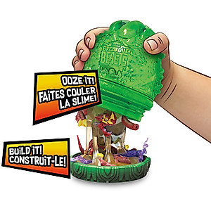 Mega Construx Breakout Beasts Bundle, Mystery Eggs with Slime for Kids (Amazon Exclusive)