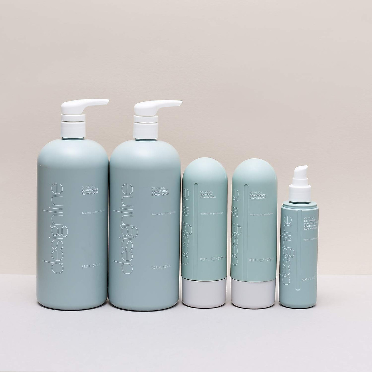 DESIGNLINE Olive Oil Conditioner - Regis Fortified with Olive Oil, Castor Oil and Rich in Vitamins E and K to Help Protect Hair from Environmental Damage (33.8 oz.)